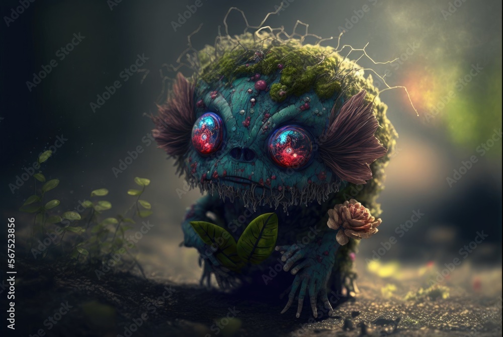 Infected forest flora, zombie pathogen changes any plant and forms ...