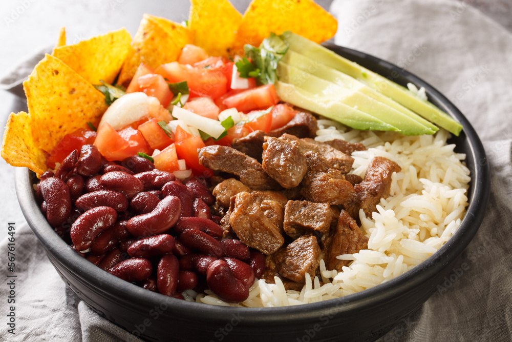 Chifrijo is a Costa Rican dish consisting mainly of stewed beans, white ...