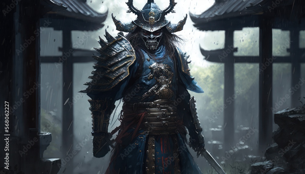 Japanese Samurai Warrior Background, Concept Art, Character Design ...