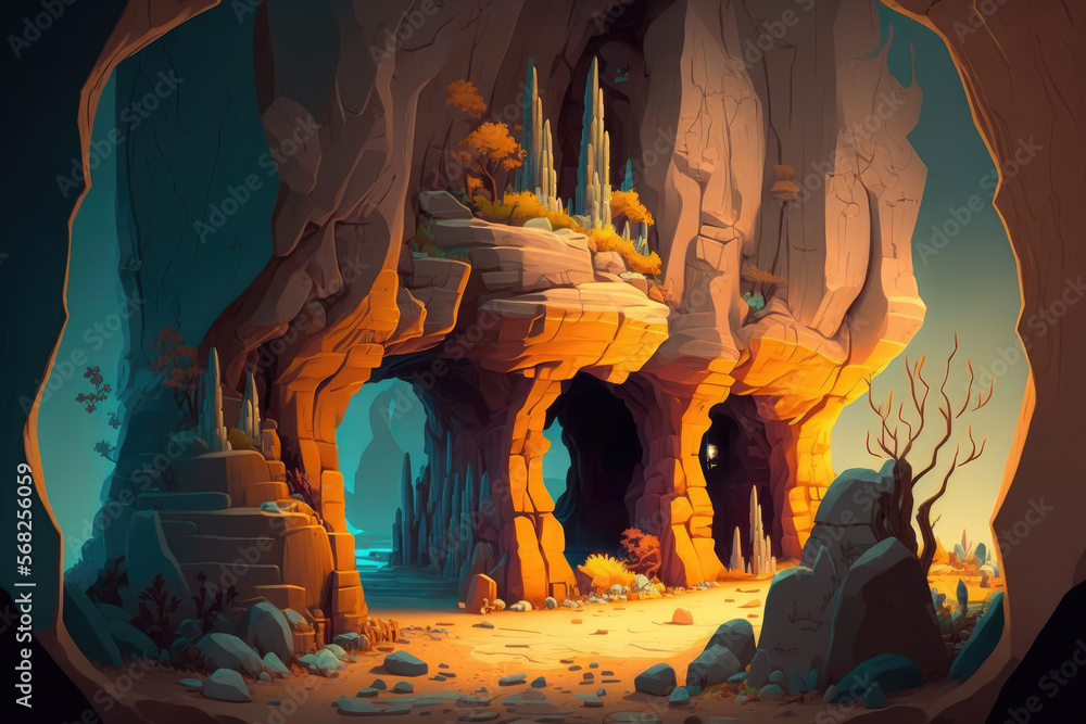 These are the s of the cave entrance, and the idea behind this project ...
