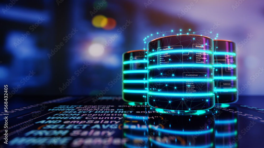 Relational Database Tables On Databases Are Placed On Structured Query