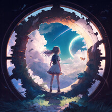 Girl From Another World Free Stock Photo - Public Domain Pictures