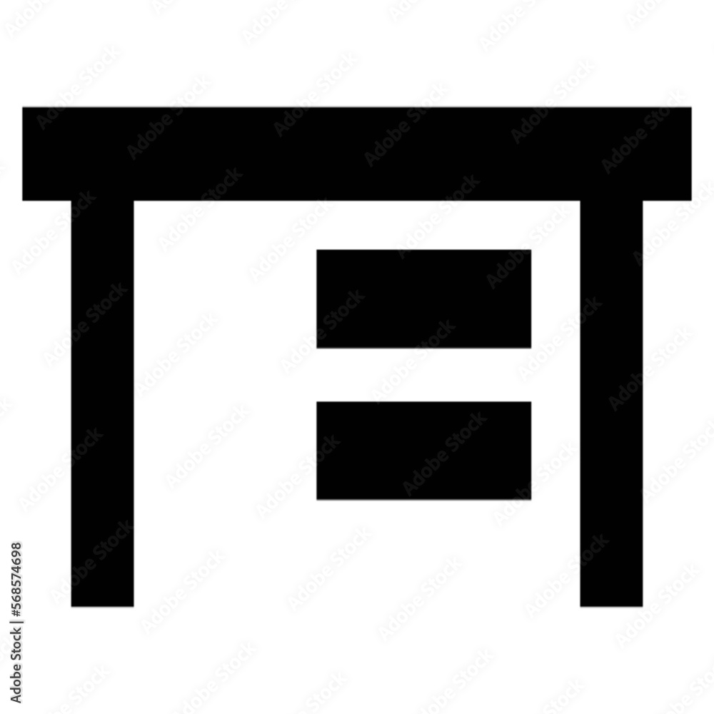 table vector, icon, symbol, logo, clipart, isolated. vector ...