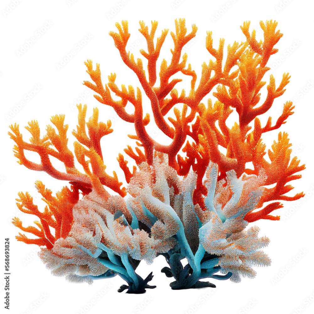 coral reef isolated on transparent background cutout Stock Illustration | Adobe Stock