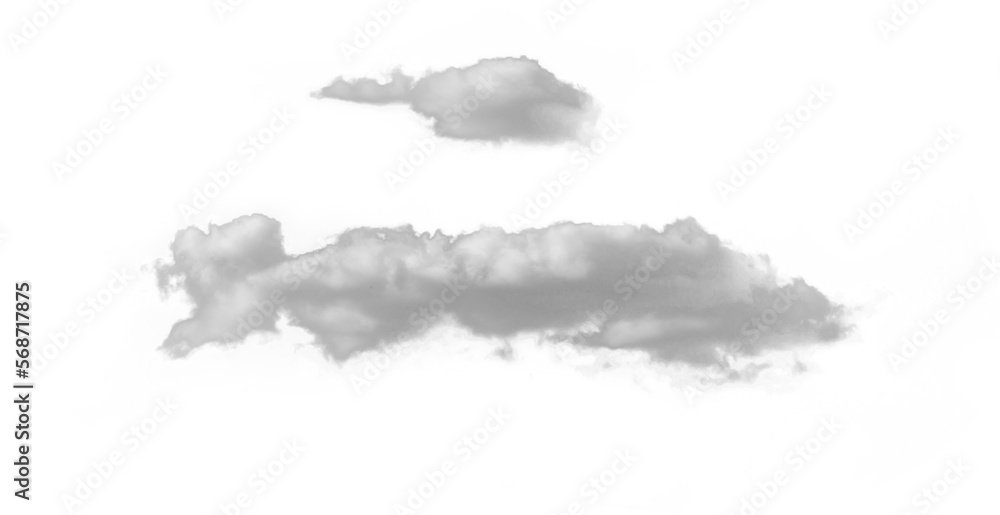 Isolated PNG cutout of a cloud on a transparent background, ideal for ...
