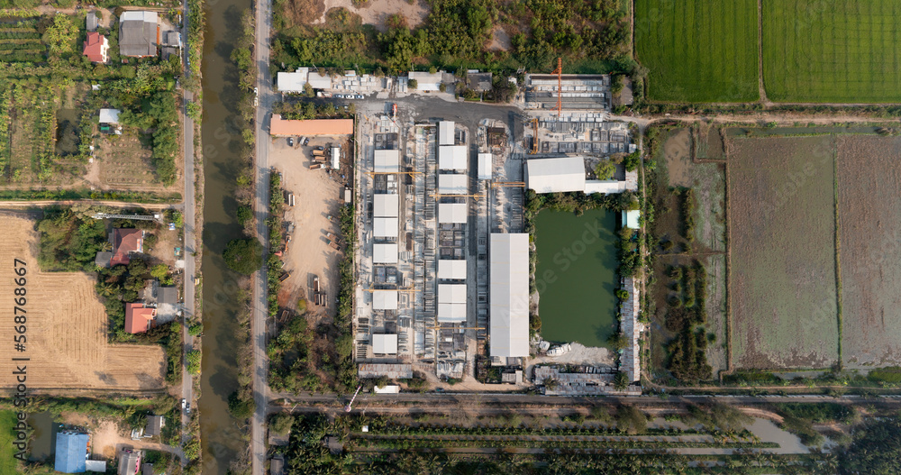 MASTER LAYOUT PLAN, Aerial top view of Precast concrete wall panel for ...