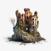 Crumbling Walls Of Old Ruined Fort Free Stock Photo - Public Domain ...