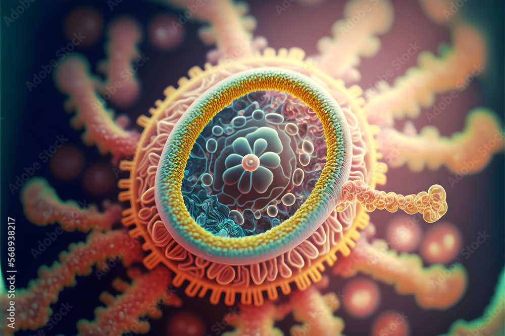 Virus, gérmenes y bacterias, tipos de microorganismos. Enfermedad o dolencia, células ...