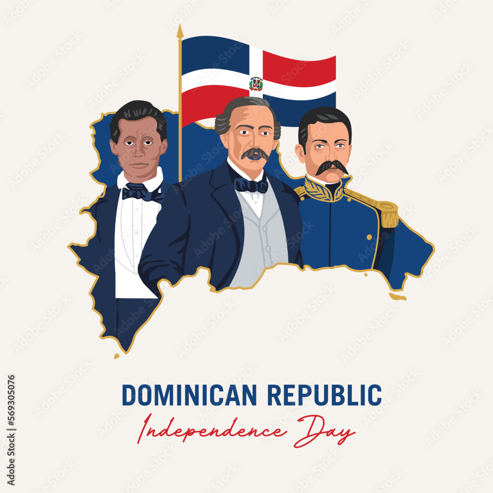 VECTORS. Dominican Republic Independence Day, a celebration to honor ...