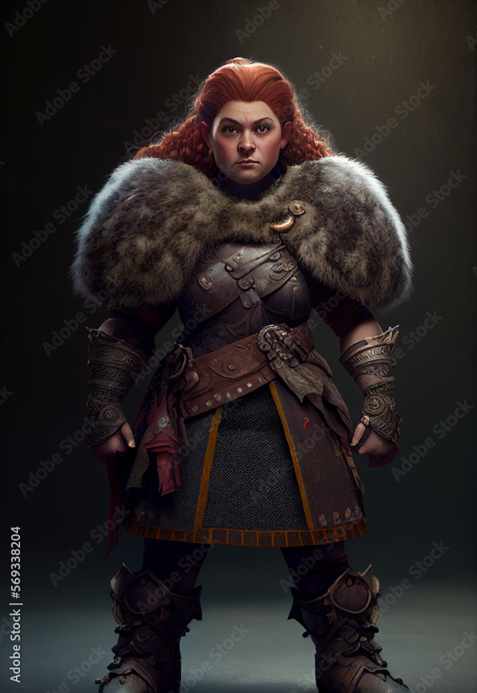 D&D Dwarf character portrait for fantasy RPG, roleplaying games etc ...