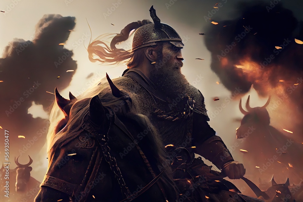 Viking warriors, generals, and Normans fought fiercely at the Battle of ...