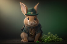 St. Patrick's Day Rabbit Art Free Stock Photo - Public Domain Pictures