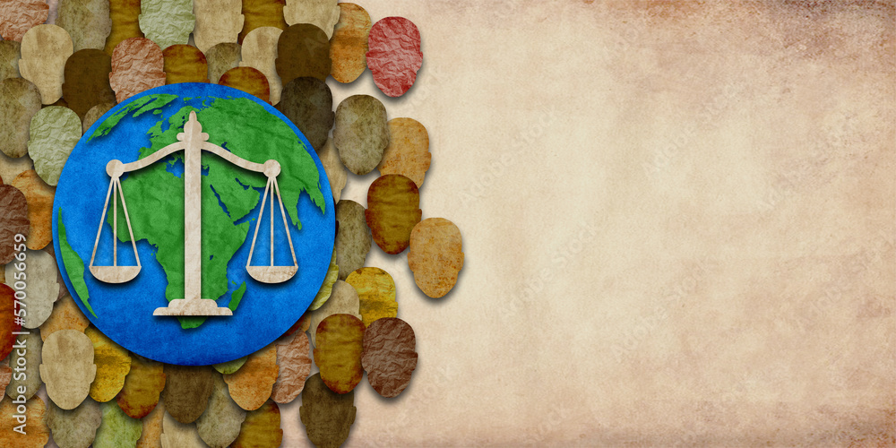 Paper cutout face of diverse culture together. Concept racial equality ...