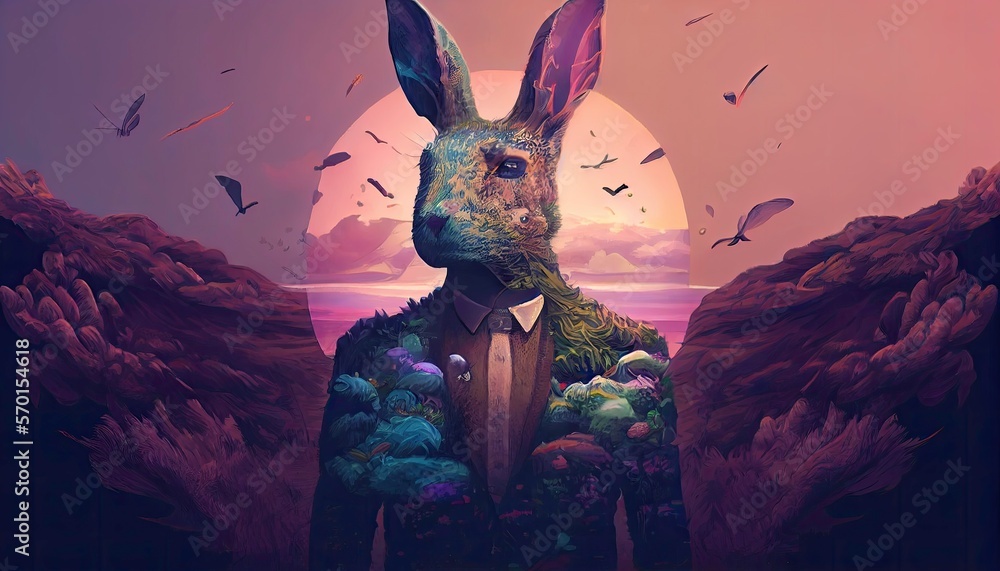 Stock-Illustration „Hybrid Creature in Mythology, Mythology Background ...