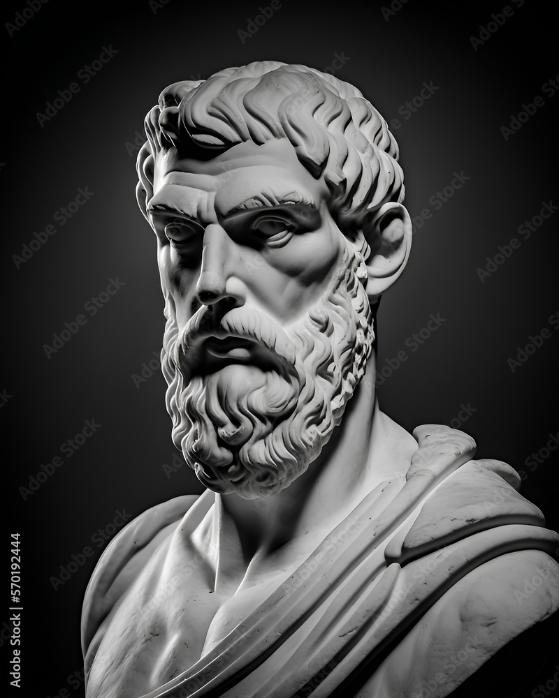 Epicurus Ancient Greek Philosopher Statue Stock Illustration | Adobe Stock Epicurus Ancient Greek Philosopher Statue Stock Illustration | Adobe Stock
