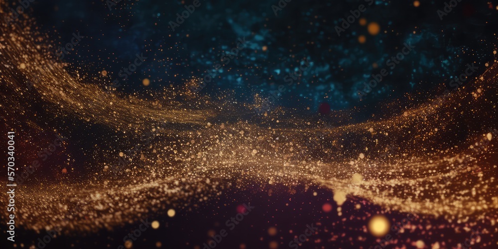 Gold Glitter Abstract Background Stock Illustration | Adobe Stock