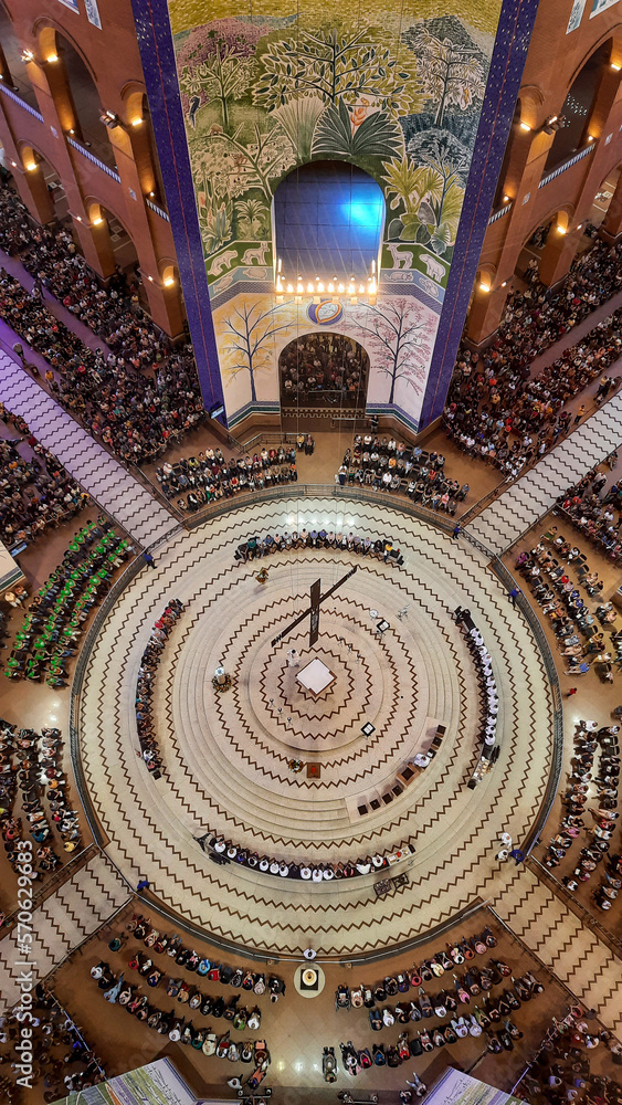 Catedral Basílica de Nossa Senhora Aparecida - Interior Stock Photo ...