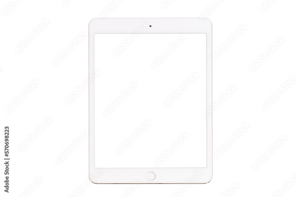 Tablet blank screen layout, isolated, transparent background, PNG ...