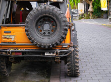 Jeep Rear Spare Wheel Free Stock Photo - Public Domain Pictures