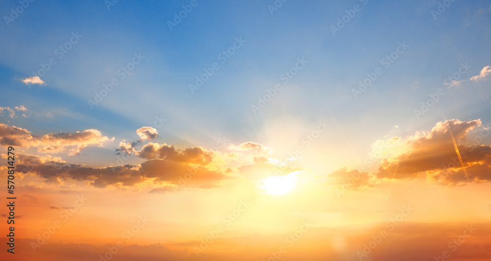 beautiful dramatic sunset background Stock Photo | Adobe Stock