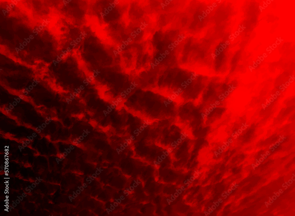 Vector red dark grunge background, gradient colorful clouds texture on ...