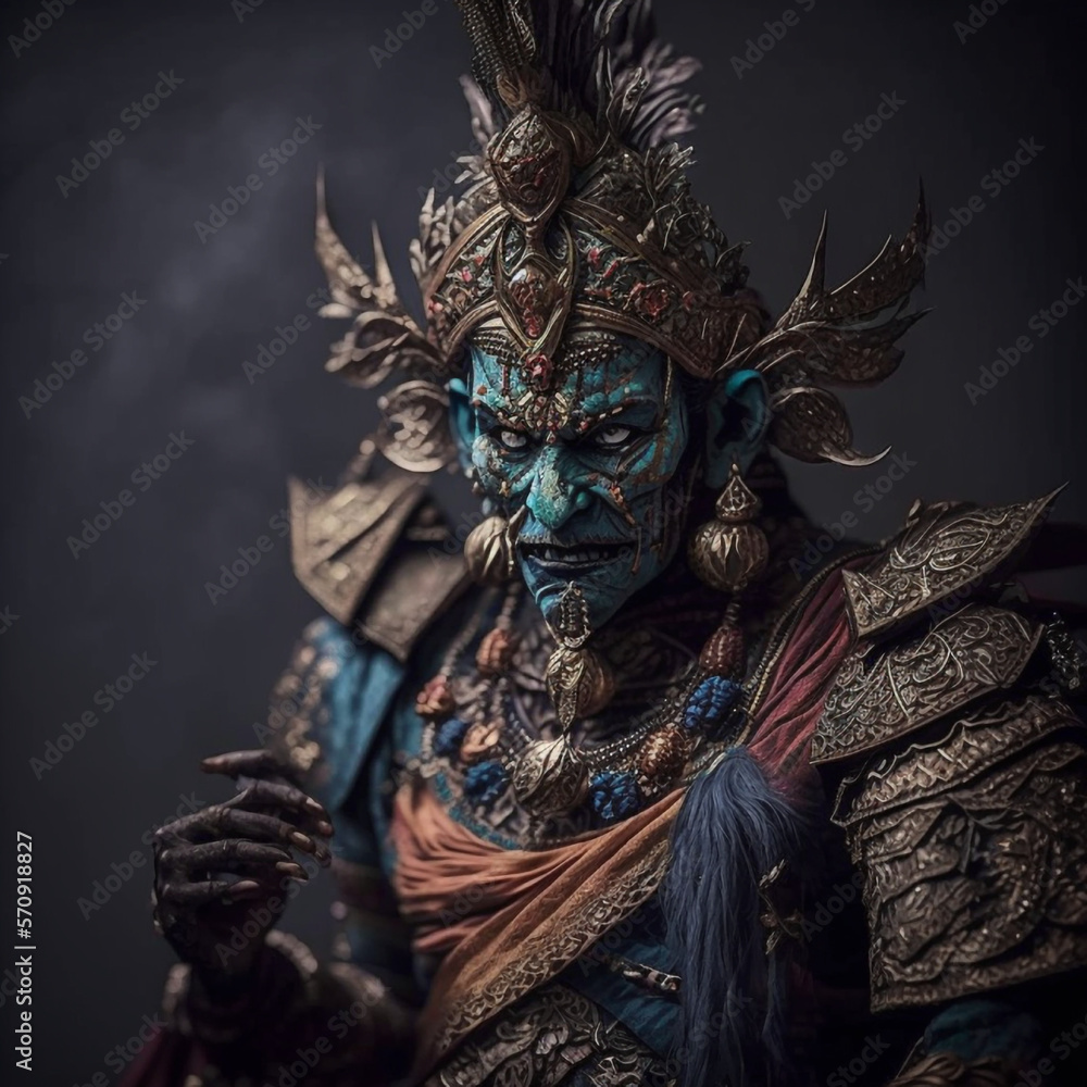 ai generated art wayang javanese myth,javanese culture,hinduism,bathara ...