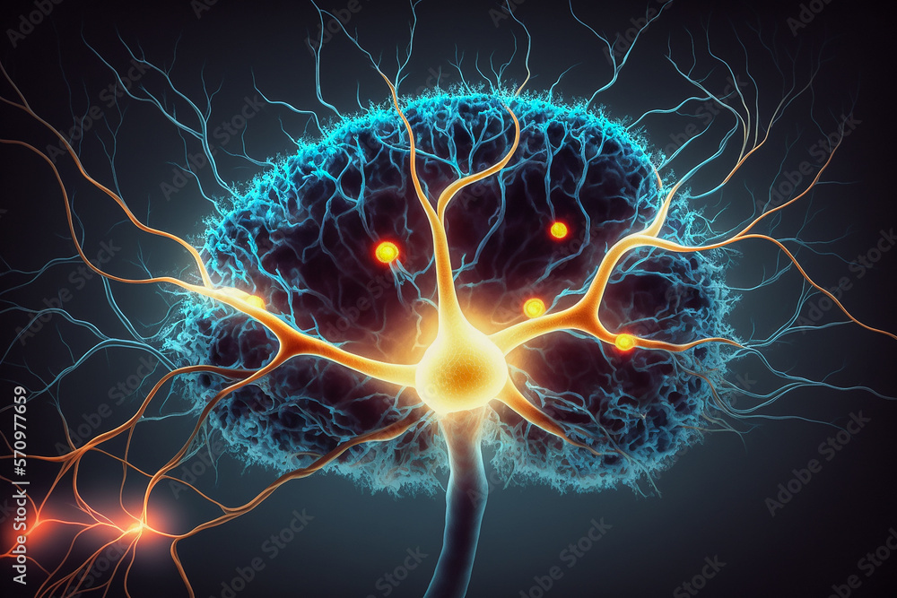 Neurons communicate with each other using electrochemical signals ...