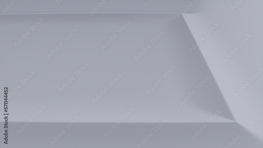 Minimalist Background with Embossed Rectangle. White Surface with ...