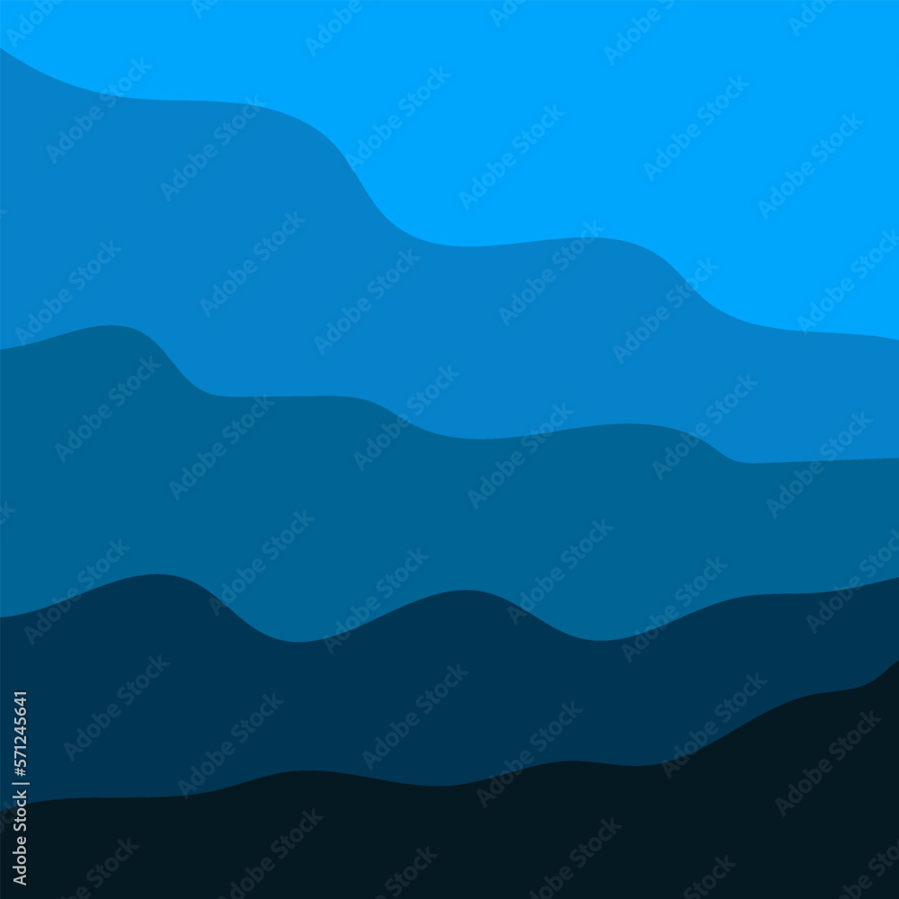 Stock-Vektorgrafik „Abstract background, blue waves. Nautical theme ...