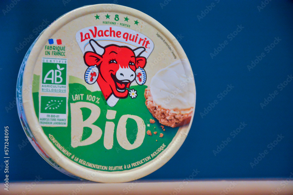 The Laughing Cow (French: La vache qui rit) is a brand of processed ...