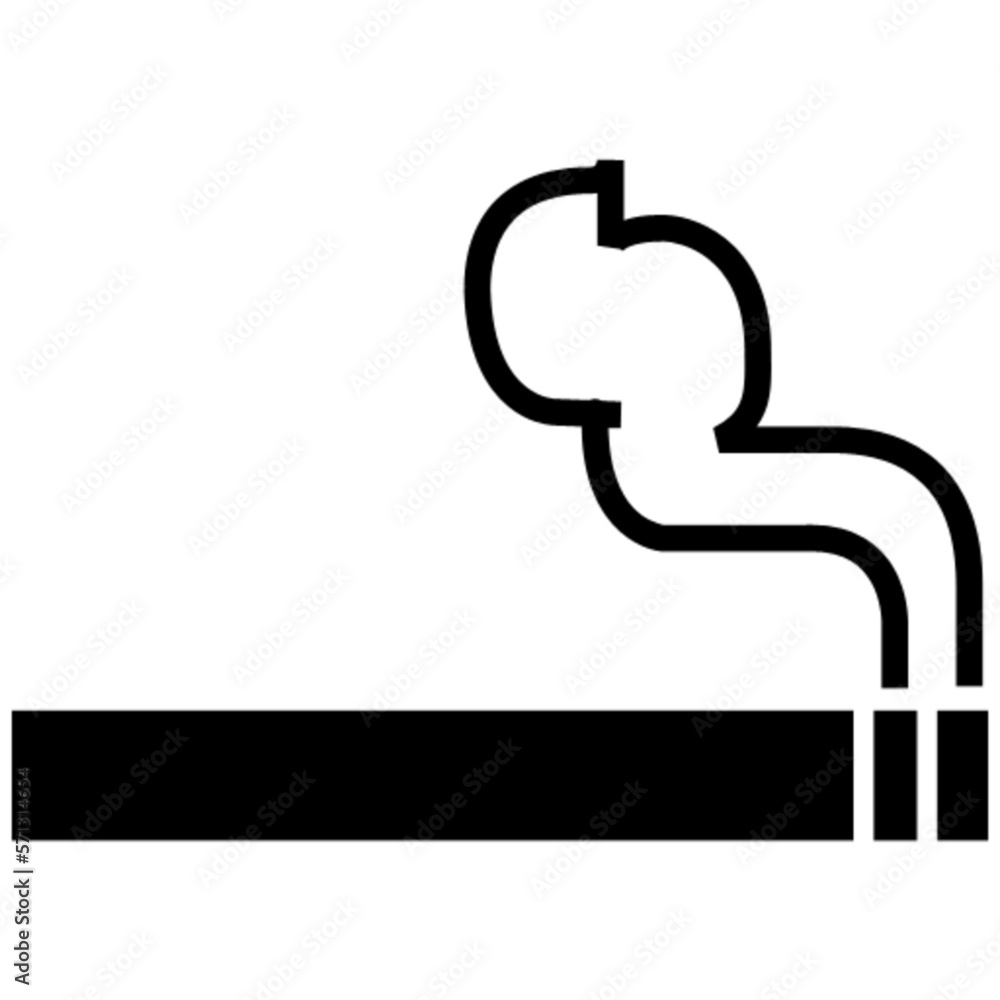 cigarette vector, icon, symbol, logo, clipart, isolated. vector ...