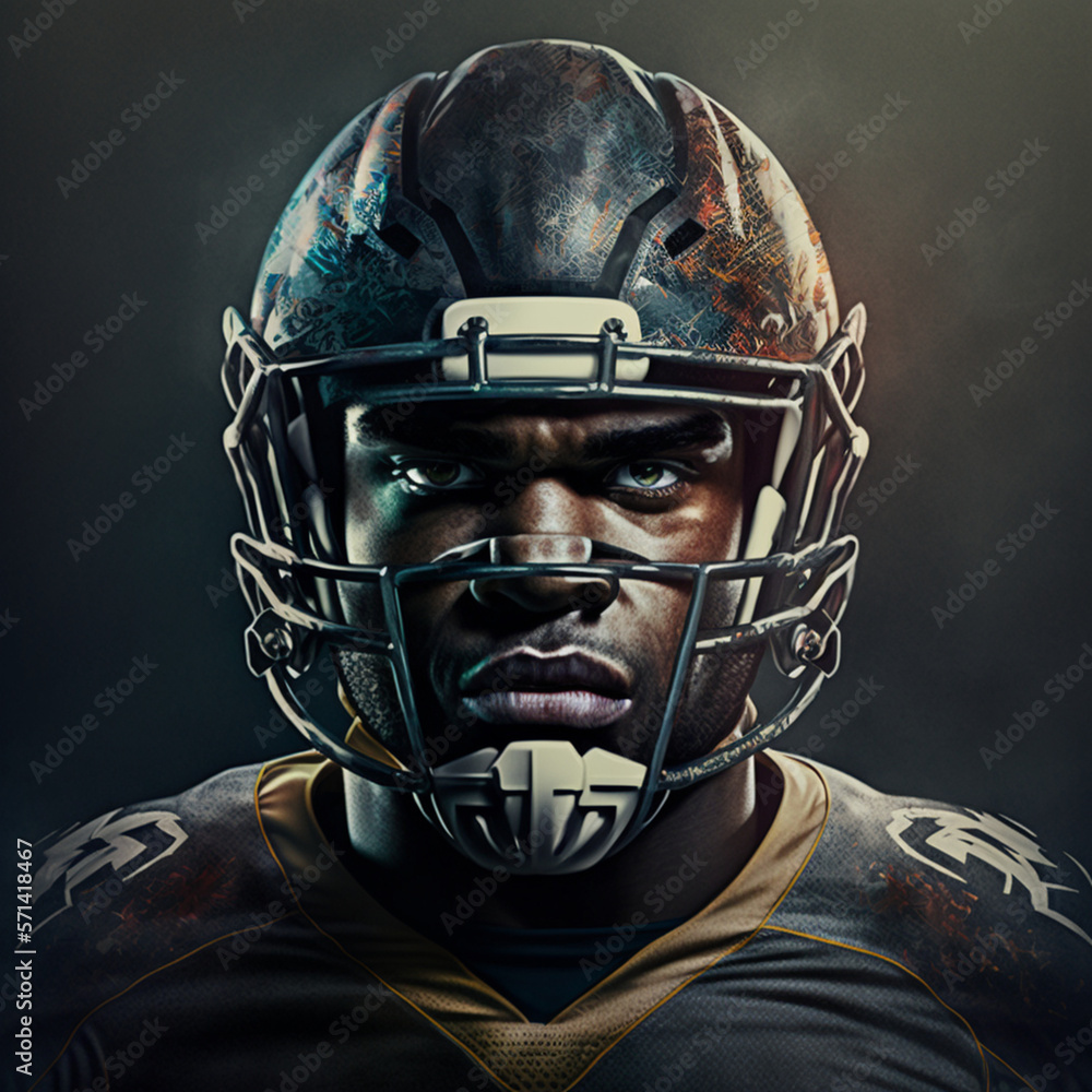 illustration of american football players in their angles that every ...