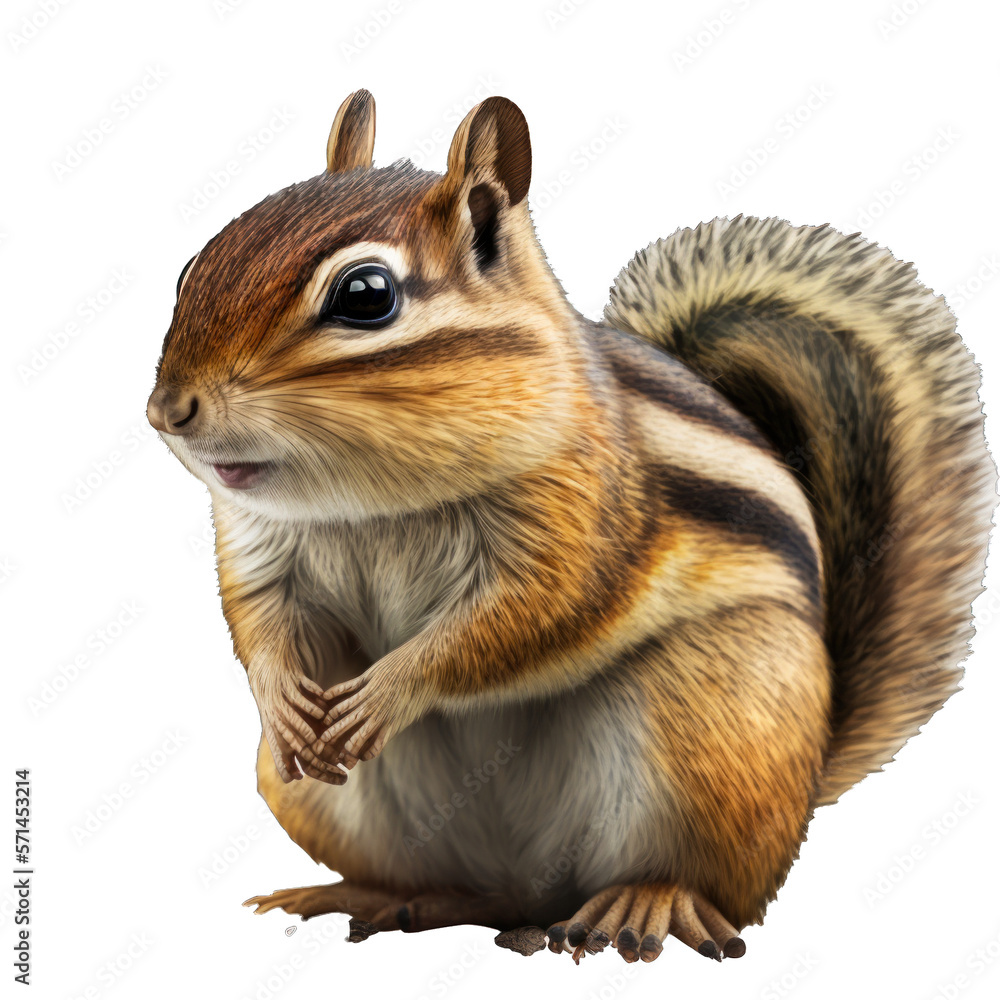 Animal Chipmunk Design Elements Isolated Transparent Background ...