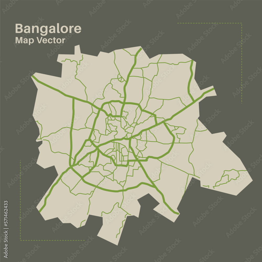 Detailed vector Bangalore map, Bangalore city map, Bangalore map ... Detailed vector Bangalore map, Bangalore city map, Bangalore map ...