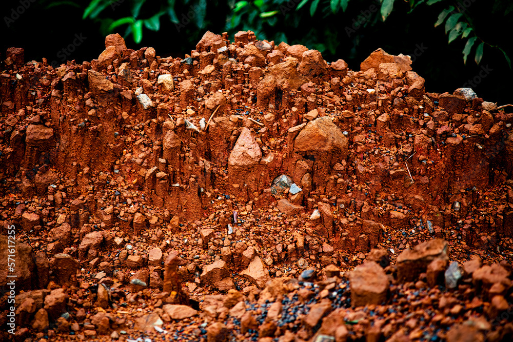 Red-yellow lateritic soils of tropical Africa. Geological structure of ...