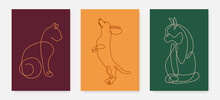 Poster Line Art Of Dogs Free Stock Photo - Public Domain Pictures