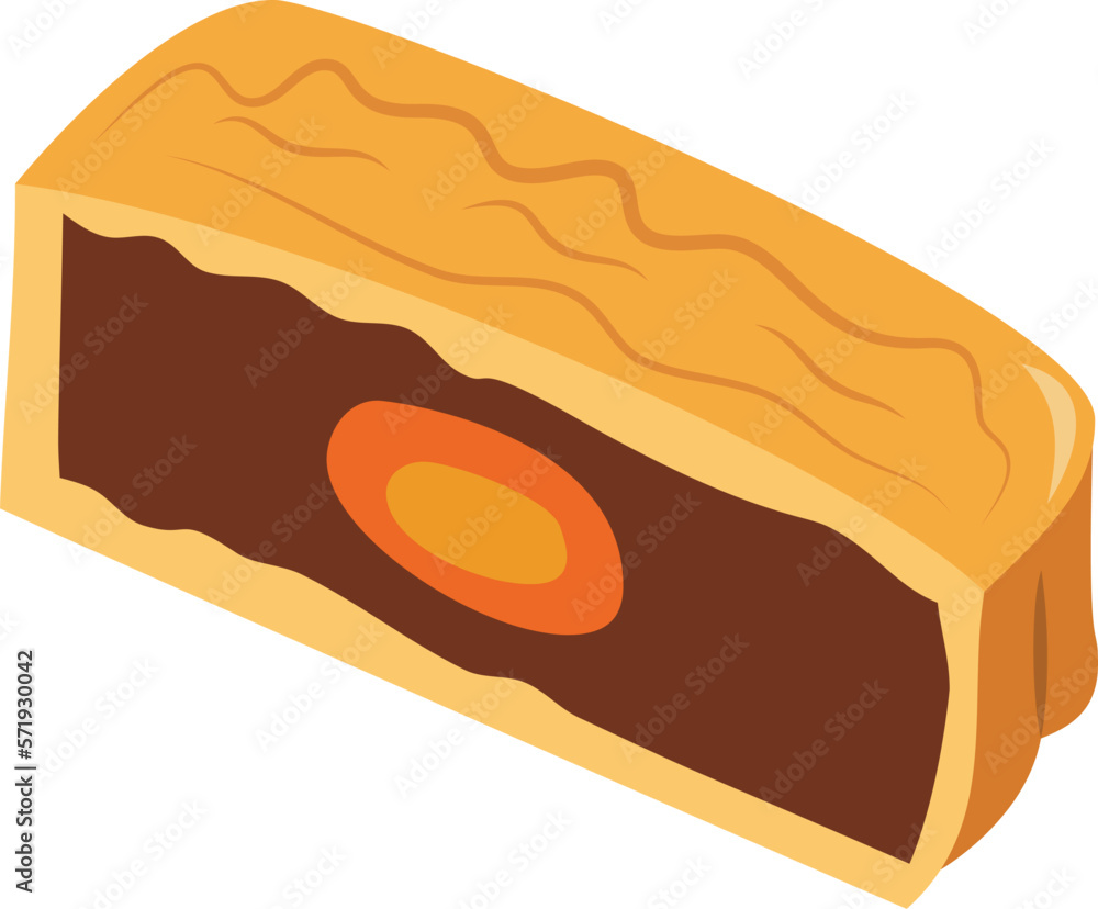 Cartoon Mid Autumn Festival Mooncake Stock Vector | Adobe Stock