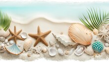 Starfish, Shells Pattern Background Free Stock Photo - Public Domain ...