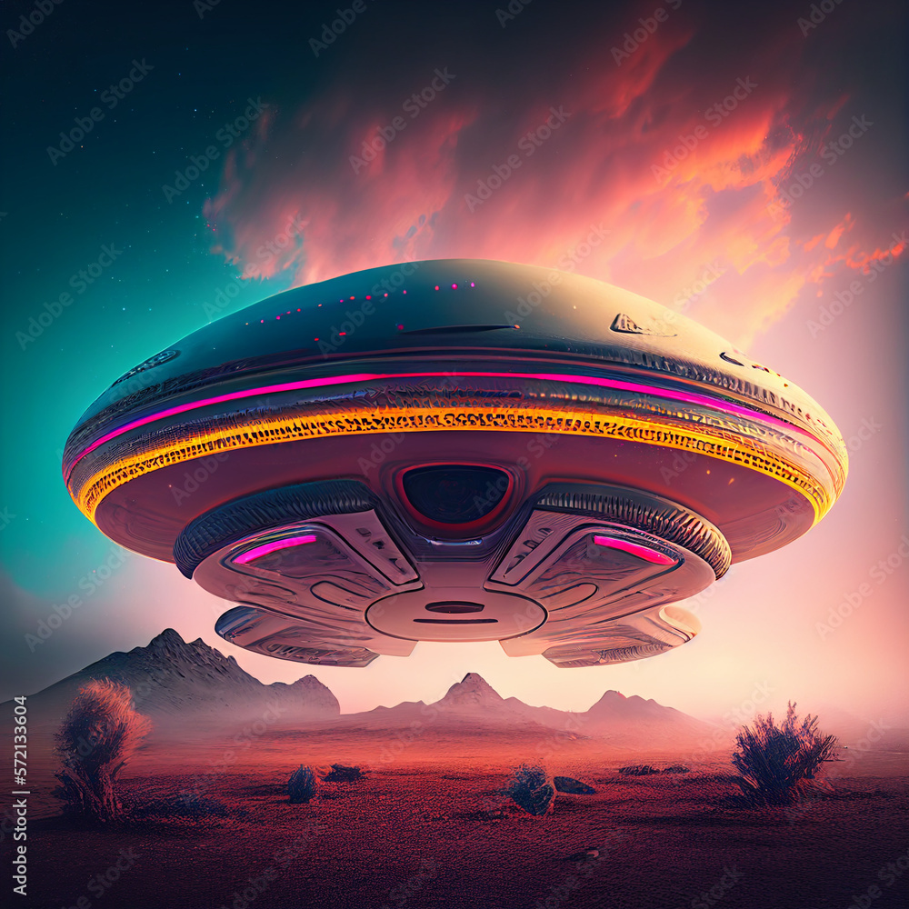 Introducing the Most Realistic UFO 3D Model, Generative AI Stock ...