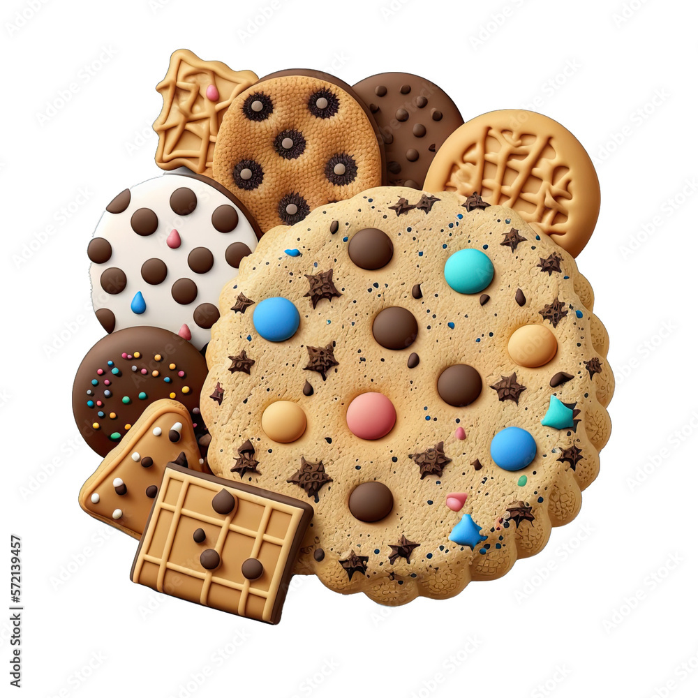 Cute Baby, Toddler, Kid Toy Cookies Character Design Elements Isolated ...