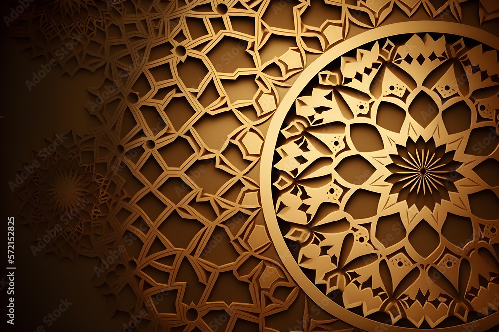 Ilustración de Stock Islamic Background Photo, Texture of Islam Temple ...
