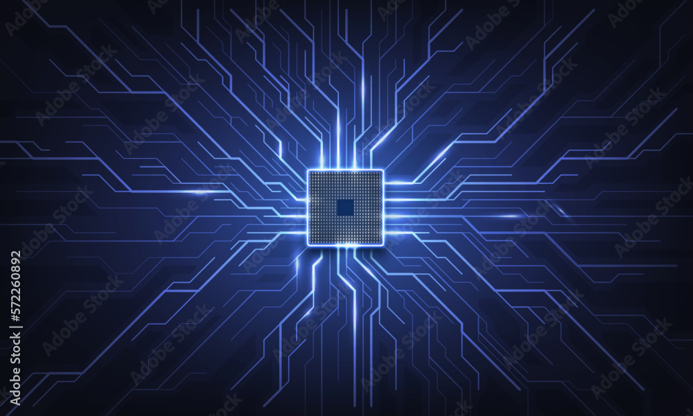 Circuit board. Technology background. Central Computer Processors CPU concept. Motherboard ...