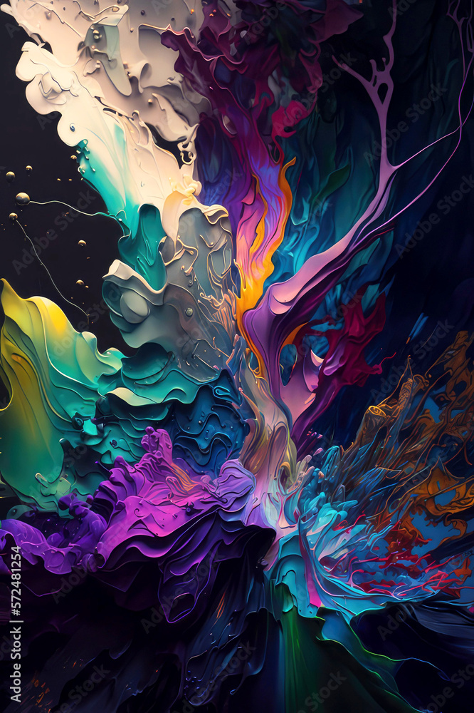 representing visual artists as artists in a composition of a visual ...