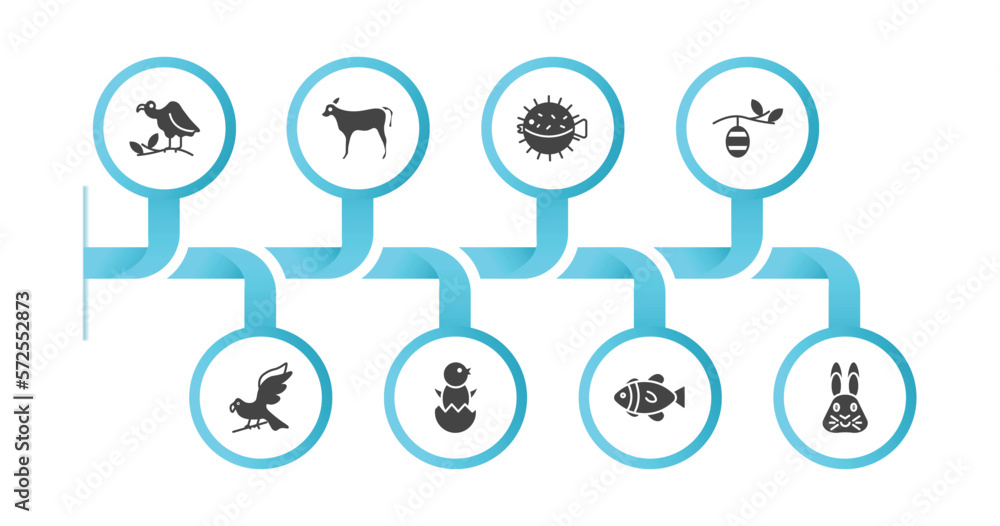 editable filled icons with infographic template. infographic for ...