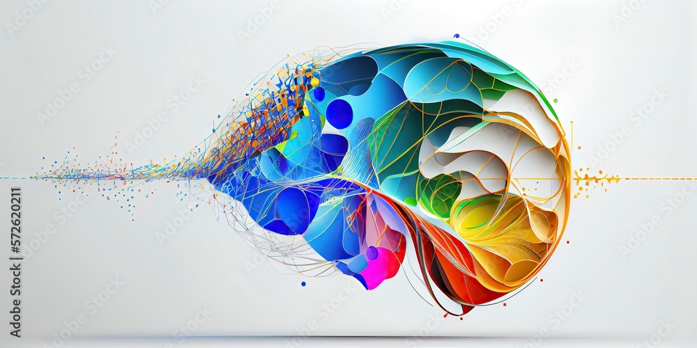 A visually striking image that showcases the capabilities of AI, such ...