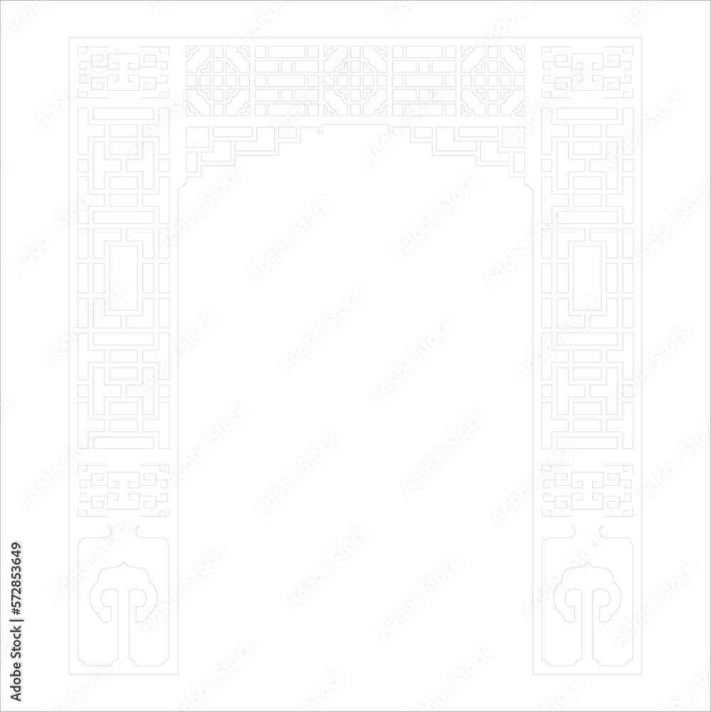 Laser cutting design for temple, Mandir Jali, Partition arch for temple ...