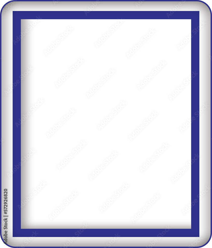 transparent frame, png, blue color frame Stock Illustration | Adobe Stock