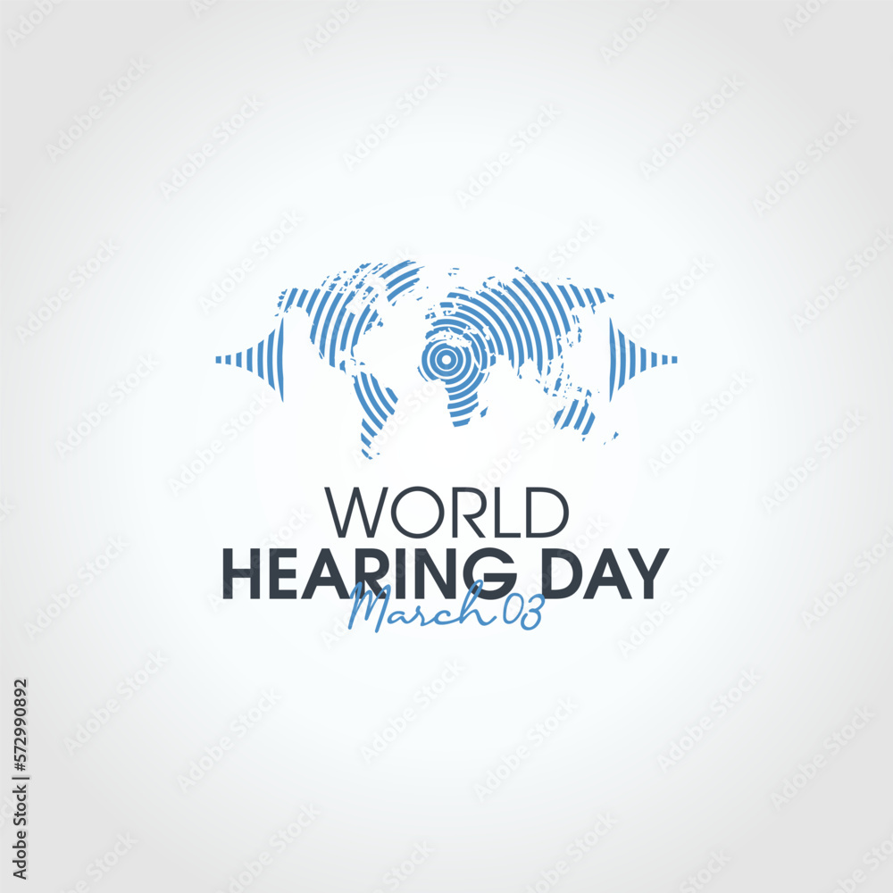vector graphic of world hearing day good for world hearing day ...