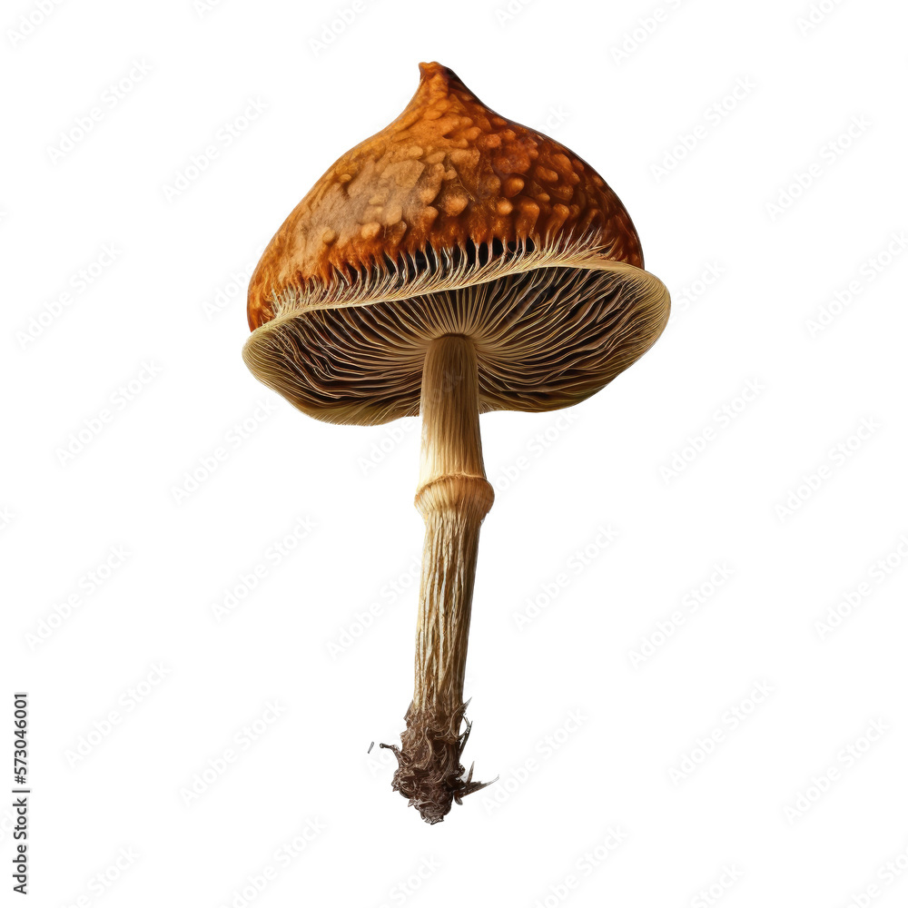 Psilocybin Mushroom Illustration, Clear Background, PNG, Generative AI ...