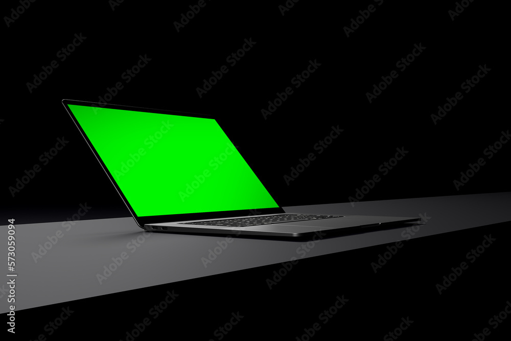 3d render illustration of apple macbook pro mockup ui app website ...